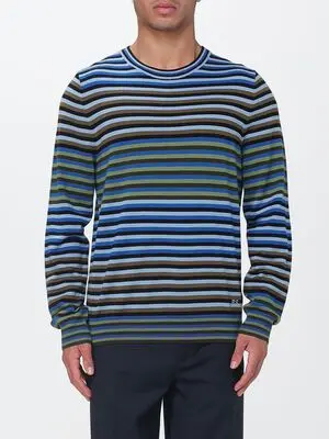 Paul Smith Striped Pullover Sweater - Blue