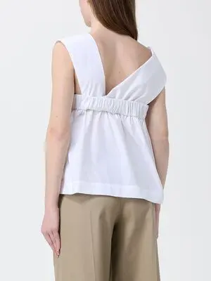 TELA Cotton One-shoulder Top