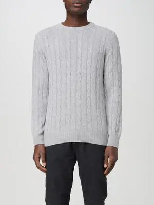 XC Cable Knit Crewneck Pullover - Grey