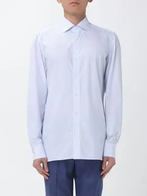 LUIGI BORRELLI Classic Striped Cotton Shirt - Multicolor