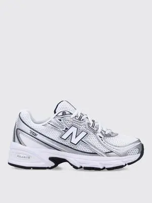 NEW BALANCE 740 Mesh And Synthetic Leather Lace-up Sneakers With Abzorb Midsole - White