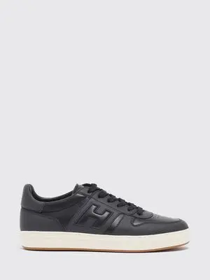 Hogan H-tv Leather Sneakers - Navy