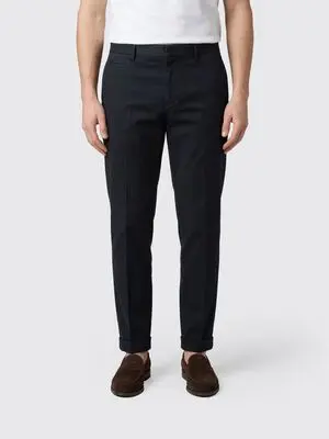 DONDUP Stretch Cotton Chino Trousers Blue