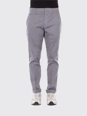 DONDUP Stretch Cotton Chino Trousers - Grey
