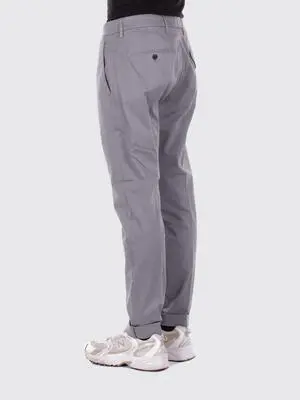 DONDUP Stretch Cotton Chino Trousers - Grey