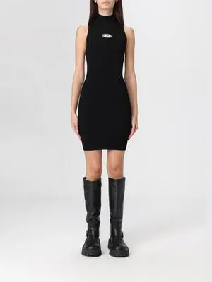 DIESEL® Ribbed Turtleneck Dress