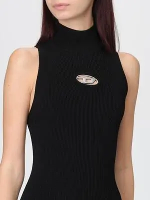 DIESEL® Ribbed Turtleneck Dress