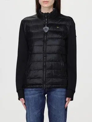 BLAUER. Padded Down Jacket With Zip - Black