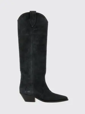 Isabel Marant Étoile Suede Knee-high Boots - Black
