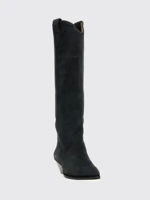 Isabel Marant Étoile Suede Knee-high Boots - Black