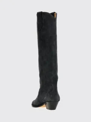 Isabel Marant Étoile Suede Knee-high Boots - Black
