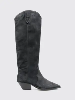 Isabel Marant Étoile Isabel Marant Suede Knee-High Boots Black