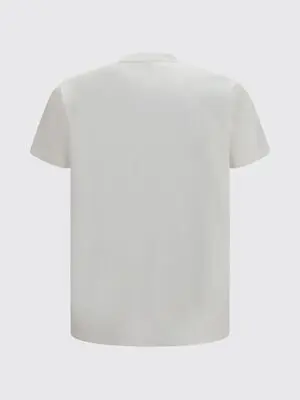 Dsquared2 Slim Fit Short-sleeved Cotton T-shirt With Printed Logo - White