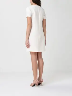 Valentino Garavani Virgin Wool And Silk Dress With Bows
