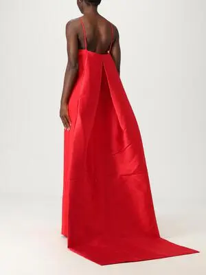 Solace London Maxi Dress With Cape Detail