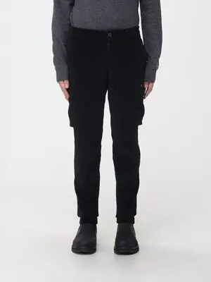 MASON'S Corduroy Cargo Trousers - Black