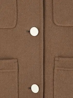 Max Mara Virgin Wool Coat - Brown