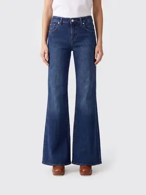 7 For All Mankind High-waisted Flare Jeans In Stretch Denim - Blue