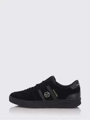 Philipp Plein Retro Rebel Suede Sneakers - Black
