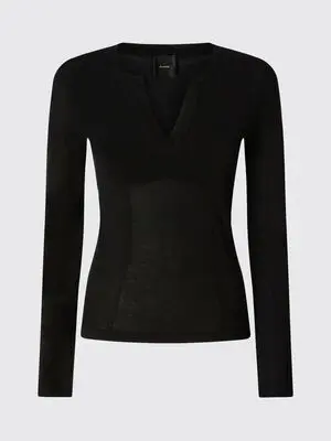 Pinko Viscose Knit Top - Black