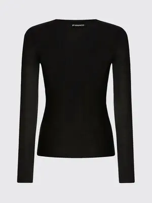 Pinko Viscose Knit Top - Black