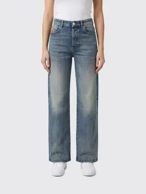 DIESEL® D-sent Wide Leg Jeans In Denim - Blue