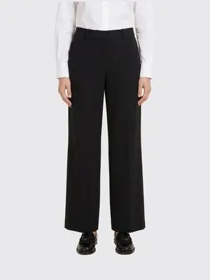 Max Mara Virgin Wool Blend Trousers - Black