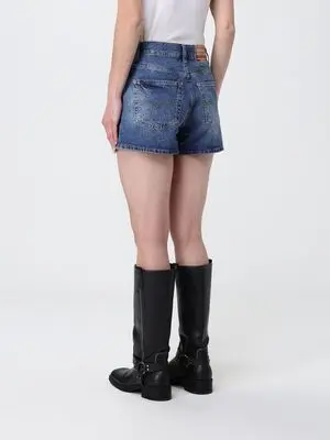 DIESEL® De-helios Cotton Denim Shorts