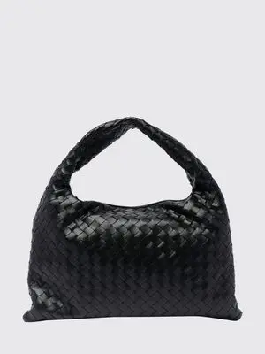 Bottega Veneta Woven Leather Shoulder Bag - Black