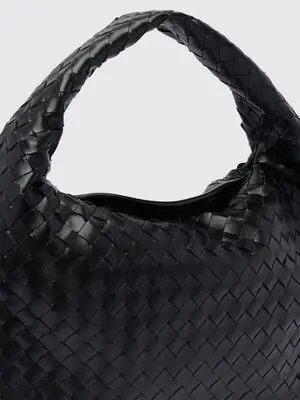 Bottega Veneta Woven Leather Shoulder Bag - Black