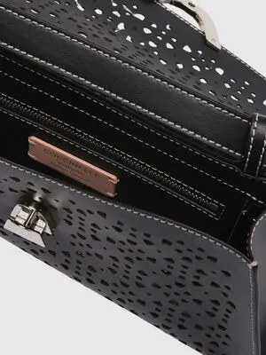 COCCINELLE Perforated Leather Crossbody Bag