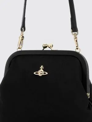 VIVIENNE WESTWOOD Viscose Clutch With Orb Logo