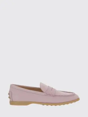 TOD'S Nubuck Loafers - Pink