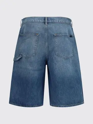 7 For All Mankind Knee-length Five-pocket Cotton Shorts With Button Fly