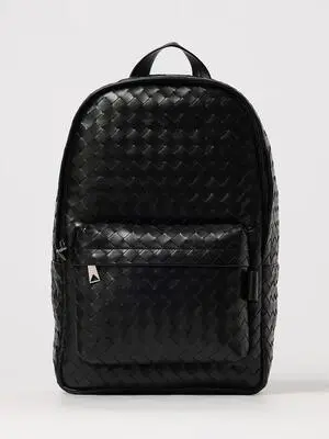 Bottega Veneta Woven Leather Backpack - Black