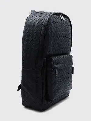 Bottega Veneta Woven Leather Backpack - Black