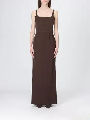 Ter Et Bantine Linen Blend Long Dress - Brown
