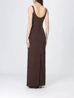Ter Et Bantine Linen Blend Long Dress - Brown