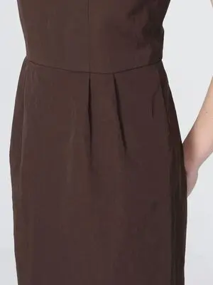 Ter Et Bantine Linen Blend Long Dress - Brown