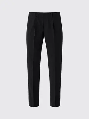 Dolce & Gabbana Virgin Wool Tailored Trousers - Black
