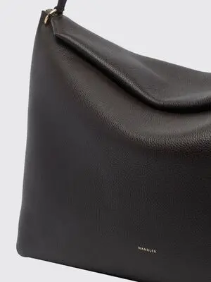 WANDLER Penelope Large Calf Leather Shoulder Bag With Zip Closure