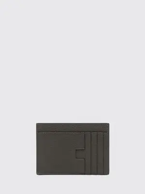 TOM FORD Flat Calf Leather Card Holder With Seven Slots And Laminated Logo
