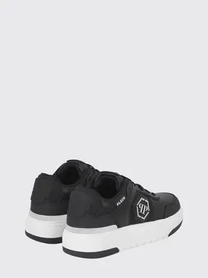 Philipp Plein Leather And Mesh Sneakers - White 1