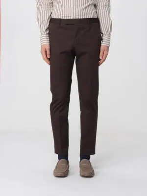 PT TORINO Gabardine Tailored Trousers - Brown
