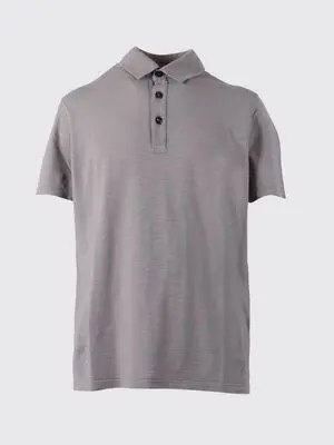 DONDUP Basic Cotton Polo Shirt - Grey