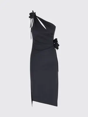 Coperni Jersey One-shoulder Dress - Black