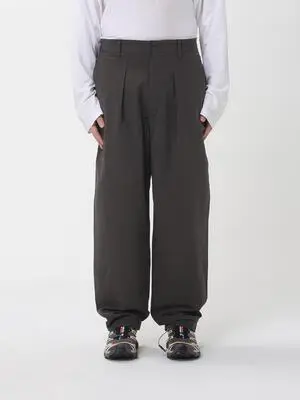 RANRA Cotton Blend Wide-leg Trousers - Black