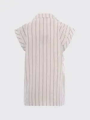 Liu Jo Single-breasted Viscose Blend Vest - White