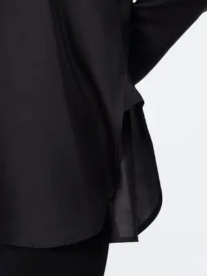 Ter Et Bantine Silk V-neck Blouse - Black