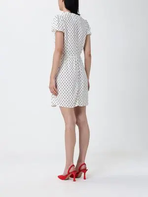 MAR DE MARGARITAS Printed Viscose Mini Dress - Natural